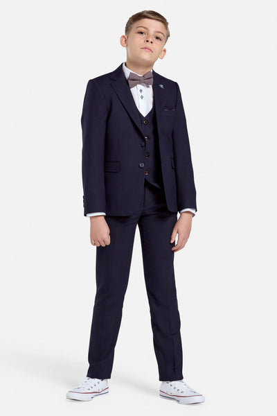 Antoine Boys Navy Benetti Suit - PetersManshop